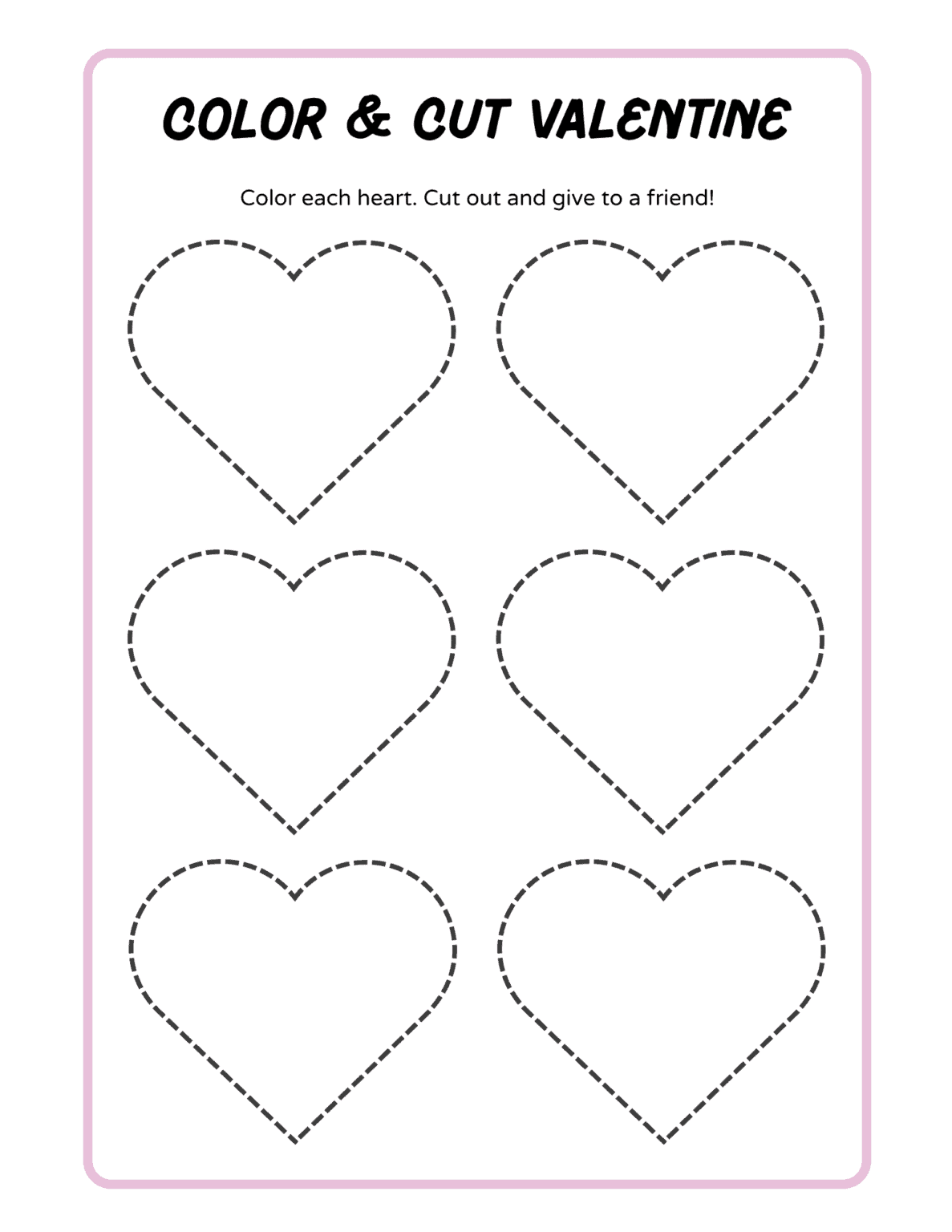 Valentine's Day Activity Pages