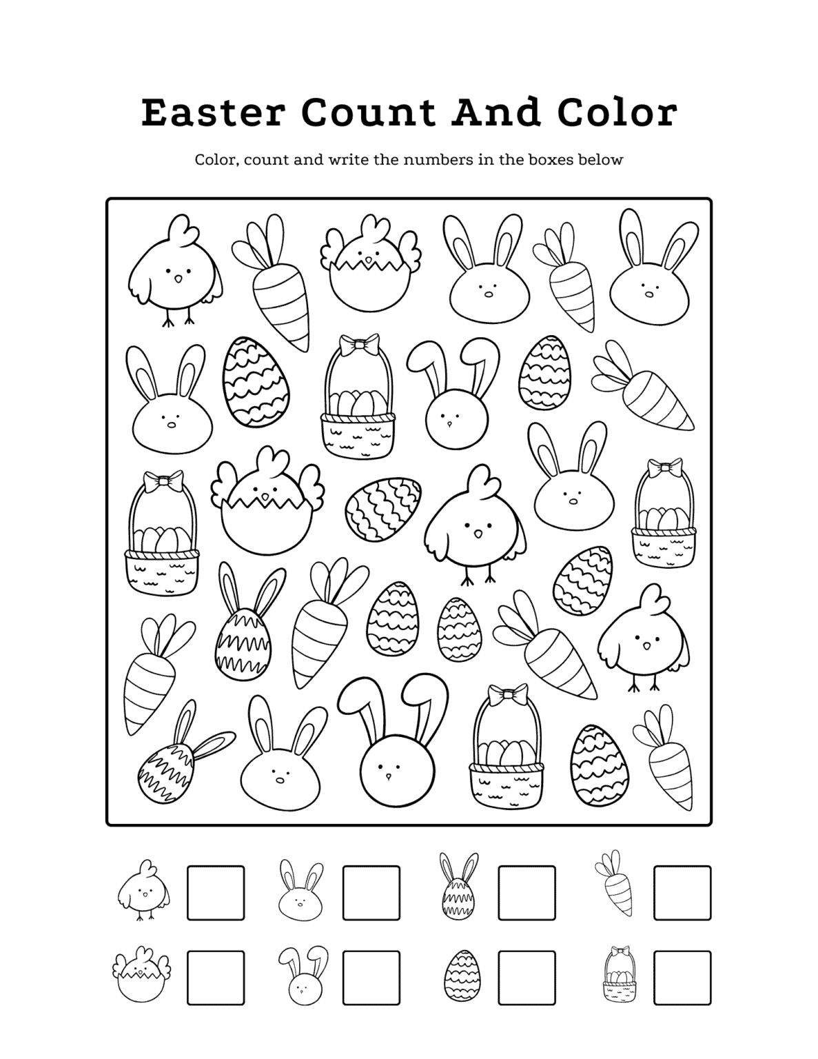 20 Fun Easter Activity Pages For Kids