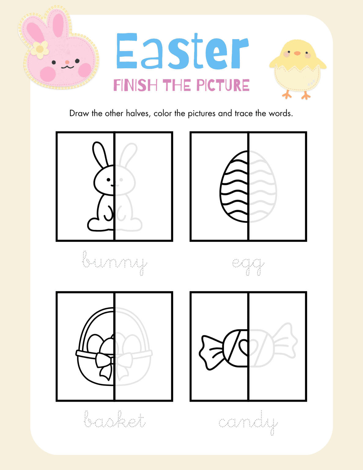 20 Fun Easter Activity Pages For Kids