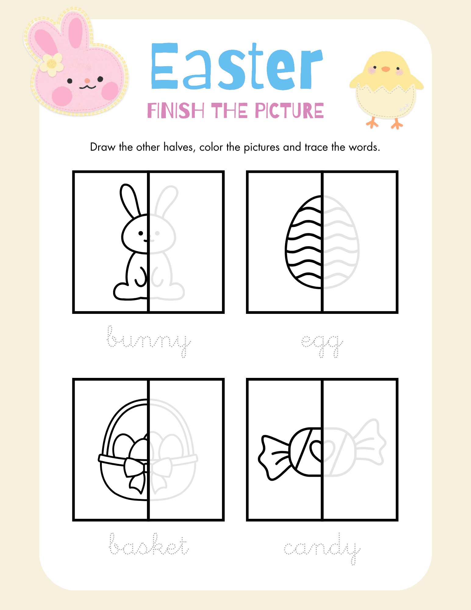 20 Fun Easter Activity Pages For Kids
