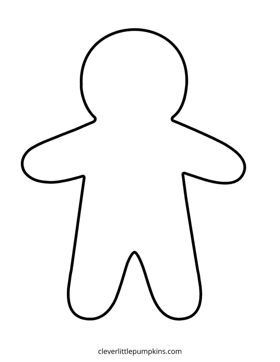 Gingerbread Man Template