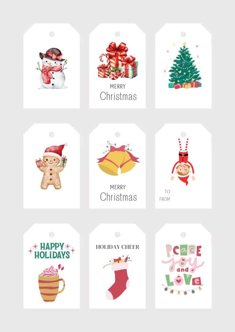 FREE Christmas Gift Tags