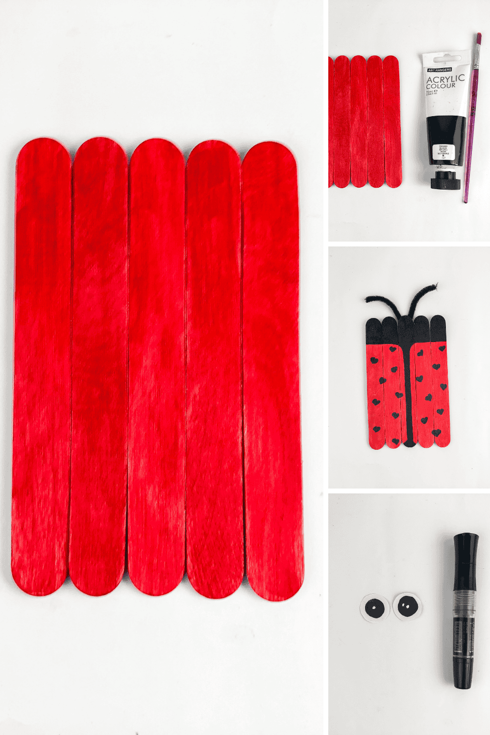 Ladybug Valentine’s Day Craft for Kids